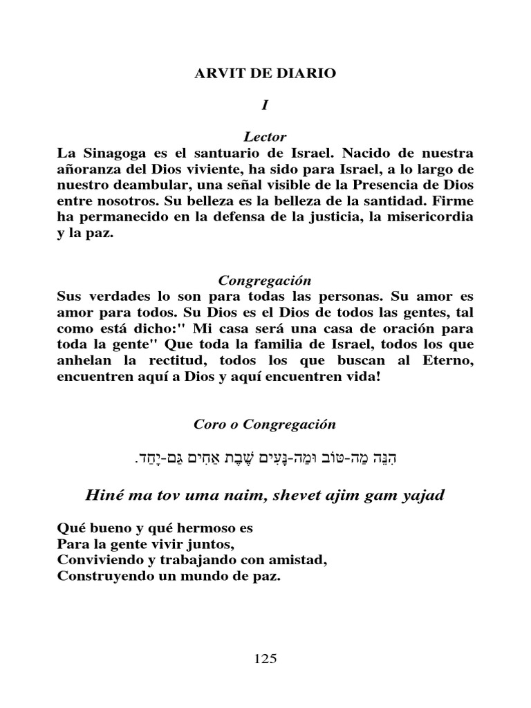 11 Arvit de Diario | PDF | Oración | Creencia religiosa y doctrina
