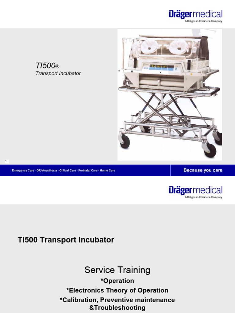 Ti 500 | PDF | Neonatal Intensive Care Unit | Heat Transfer