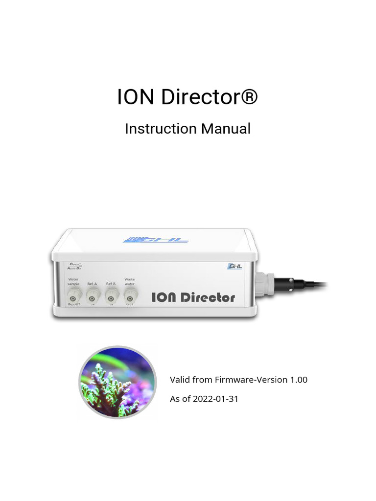ION Director Manual | PDF | Electrical Connector | Electromagnetic ...