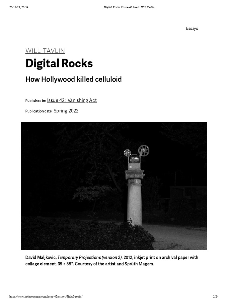 Hollywood's Digital Shift | PDF | Movie Theater | Cinema Of The United ...