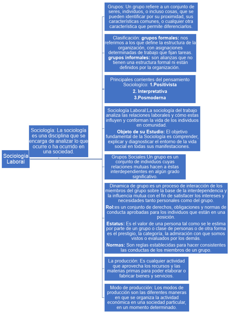 Mapa Conceptual Cap II | PDF | Sociología | Sociedad