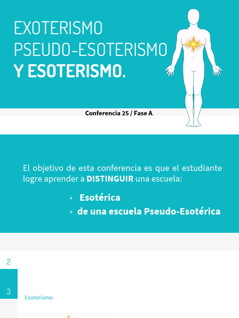 Fase A - Exoterismo, Pseudo Esoterismo y Esoterismo | PDF | Esoterismo ...