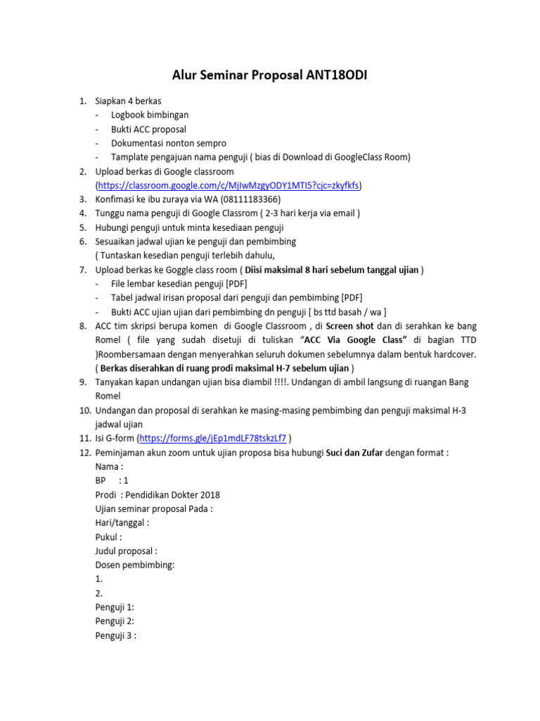 Alur Sempro Dan Semhas Ant18odi | PDF | Komputer