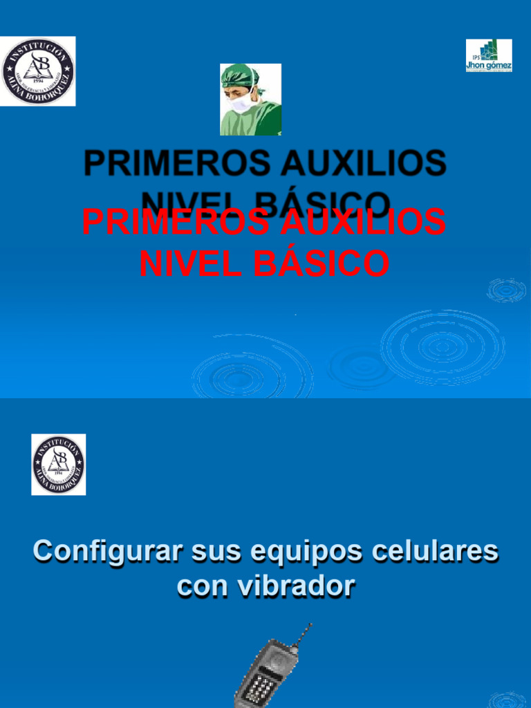 Presentacion Primeros Auxilios 2022 | PDF | Primeros auxilios | Quemar