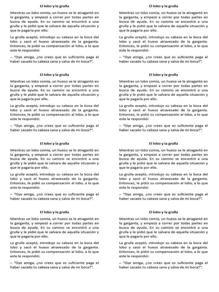 3 El Lobo Y La Grulla X8 Pdf