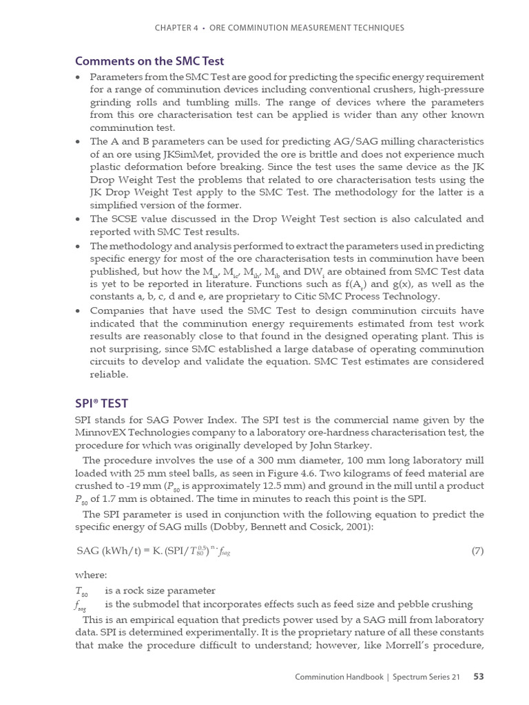 Comminution Handbook 076 100 | PDF | Mill (Grinding) | Fracture