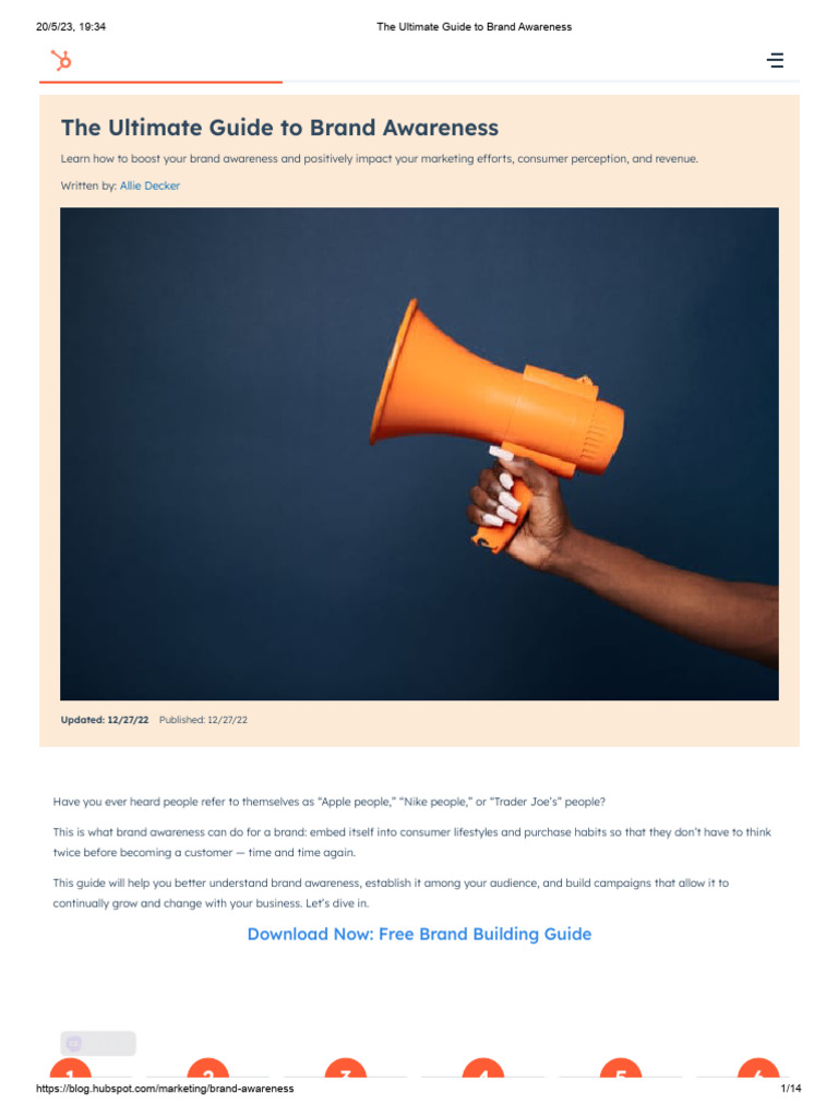 Brand Awareness Essentials for Marketers | PDF | Brand | Market (Economics)