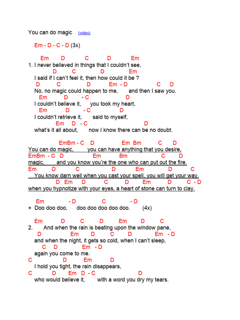 YOU CAN DO MAGIC | PDF