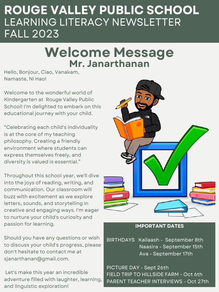 CLD 314 - Assignment 4 Home School Newsletter | PDF | Storytelling ...