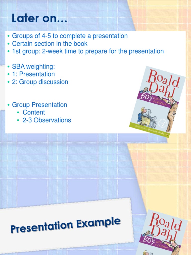 Boy Presentation | PDF