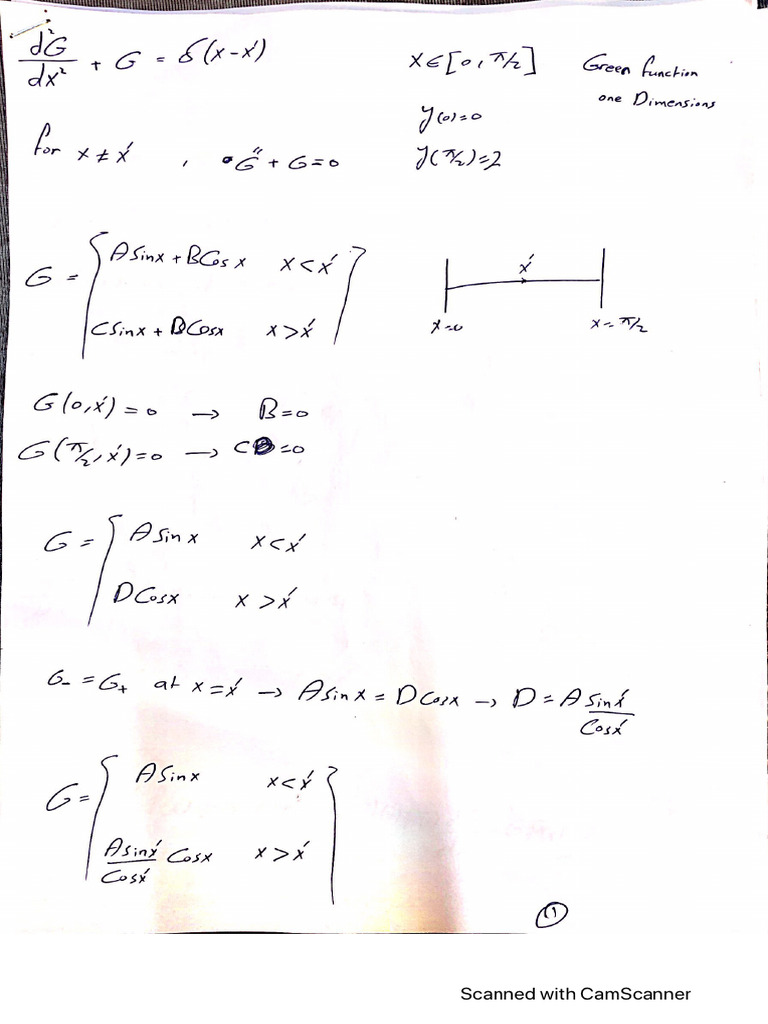 Green Function | PDF