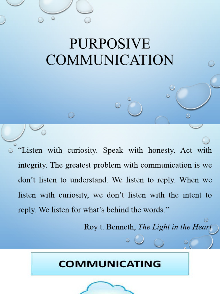 1 Definition of Communication | PDF | Communication | Interpersonal ...