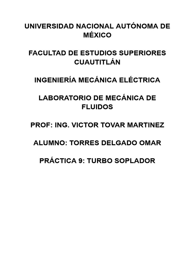 Prac 9 | PDF | Turbocompresor | Turbomaquinaria