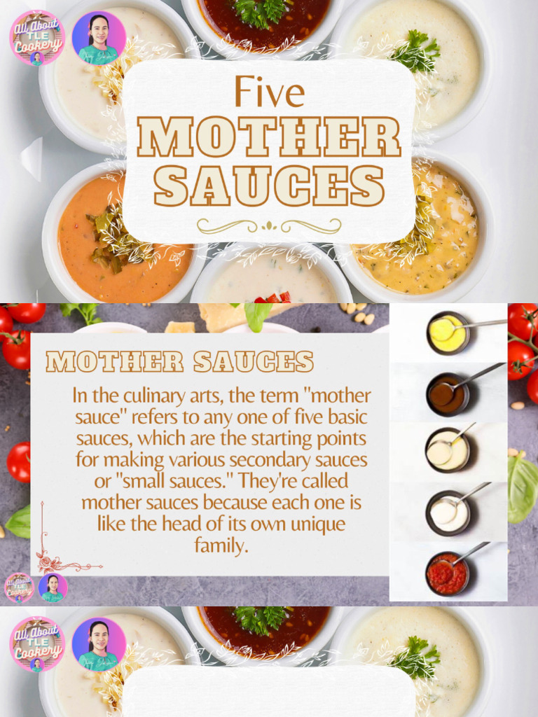 Five Mother Sauces (How To Make) | PDF