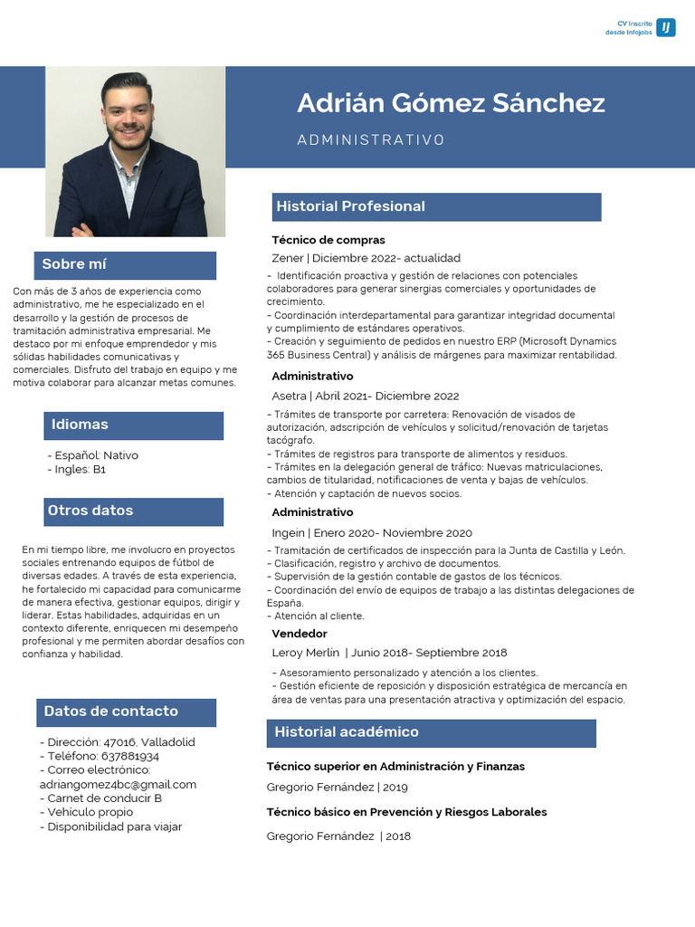 CV - Adrian Gomez | PDF