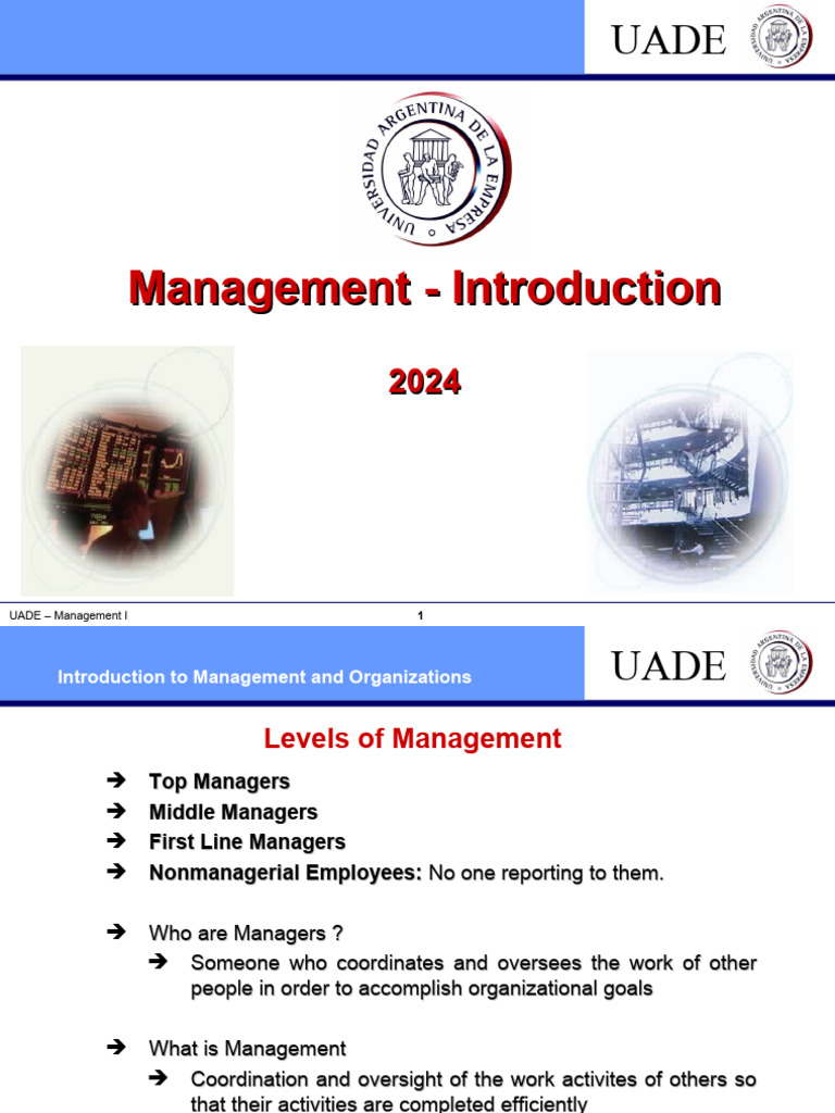 Introduction To Management and Organizations | PDF | Strategic ...