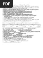 Pangatnig Activity | PDF