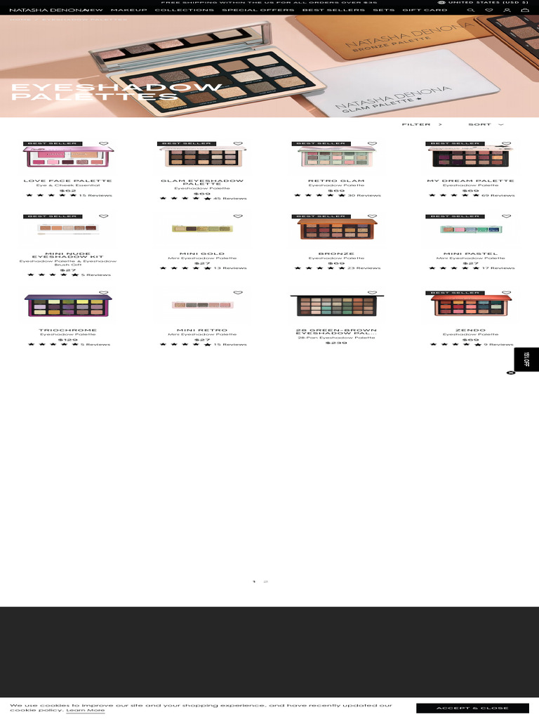 Shop Natasha Denona Unique Eyeshadows & Easy To Apply Textures | PDF ...