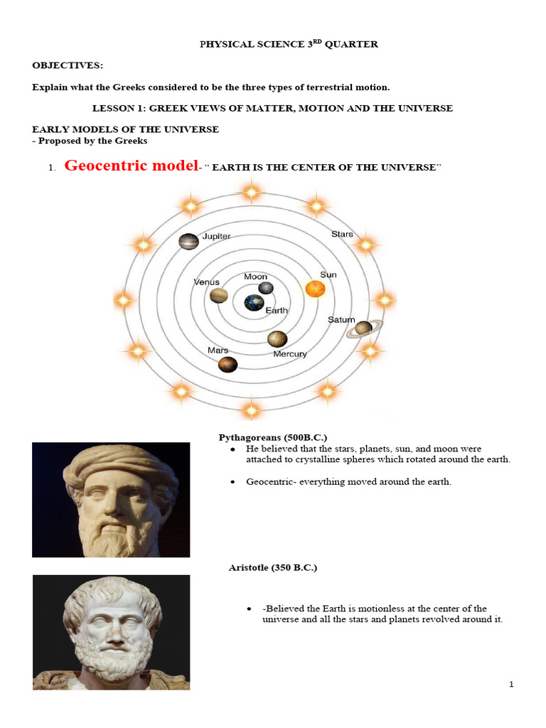 Physics Handouts 1 | PDF | Planets | Local Interstellar Cloud