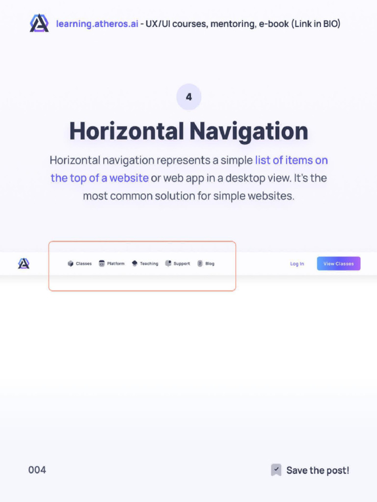 Horizontal Nav | PDF