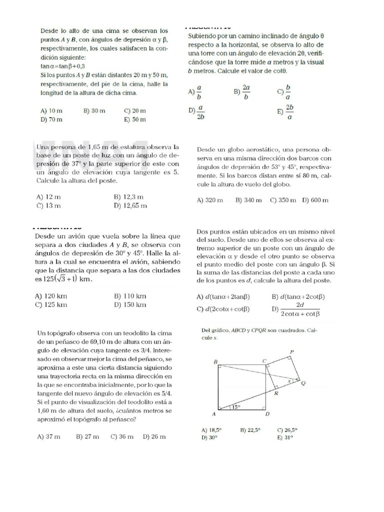 miscelanea de razonamiento matematico | PDF