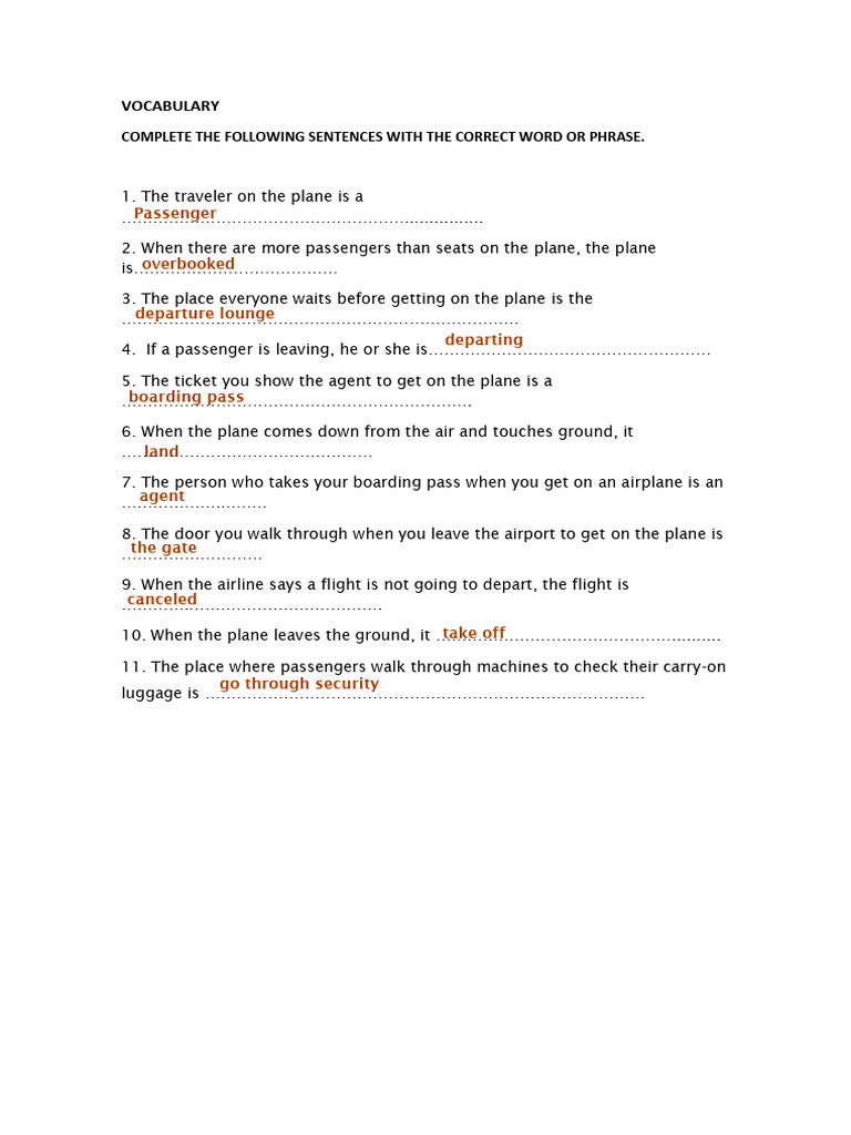 Vocabulary-Unit 9.1 Lesson 3 | PDF