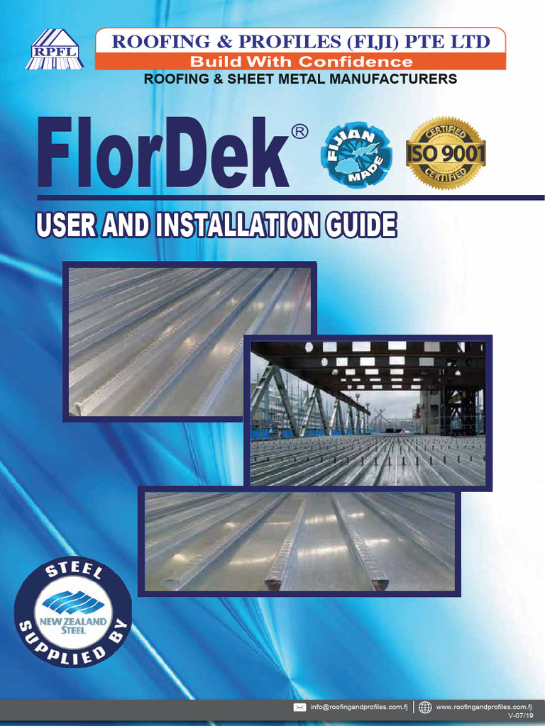 RPFL FlorDek V07-July 19 | PDF | Strength Of Materials | Concrete
