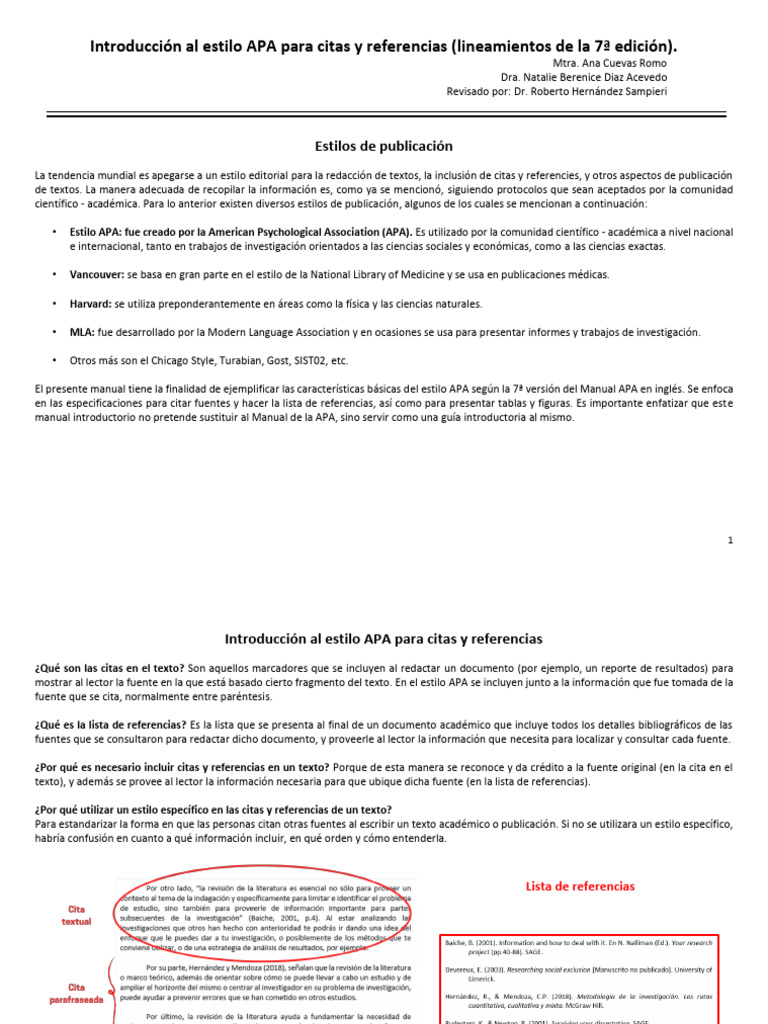 Manual APA 7a Edición-1 | PDF | Estilo apa | Comillas