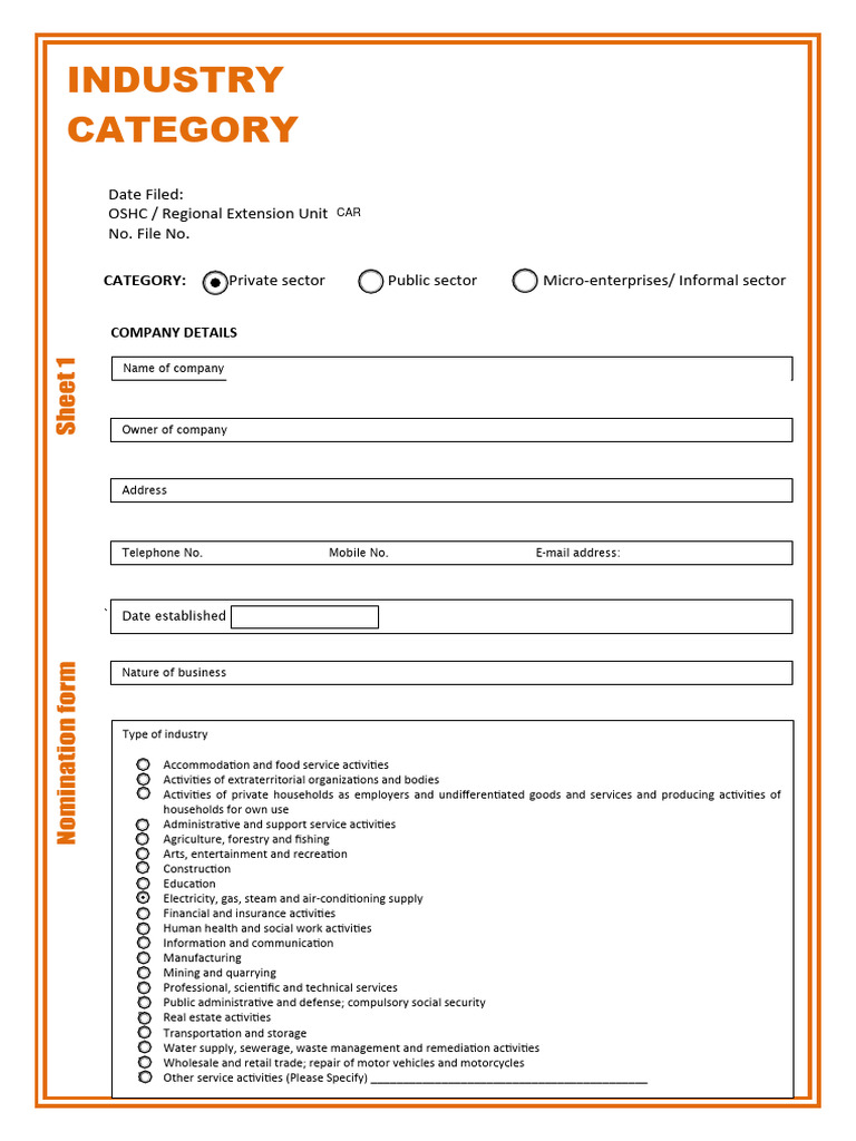 13th-GKK-Nomination-Form-Private-Public-Micro | PDF | Information ...