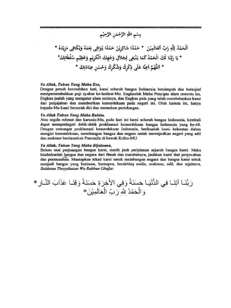 Pembacaan Doa 2.32 | PDF