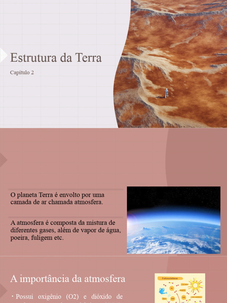 Estrutura Da Terra | PDF | Rochas (Geologia) | Terra
