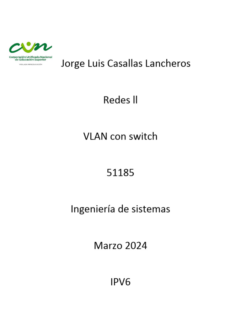 Quiz 2 Redes2 51185 | PDF | Yo Pv6 | Dirección IP