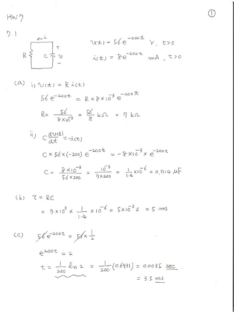 HW7 Solution (7th) | PDF