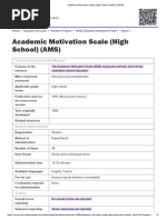 Academic Selfefficacy Scale | PDF | Self Efficacy | Teachers