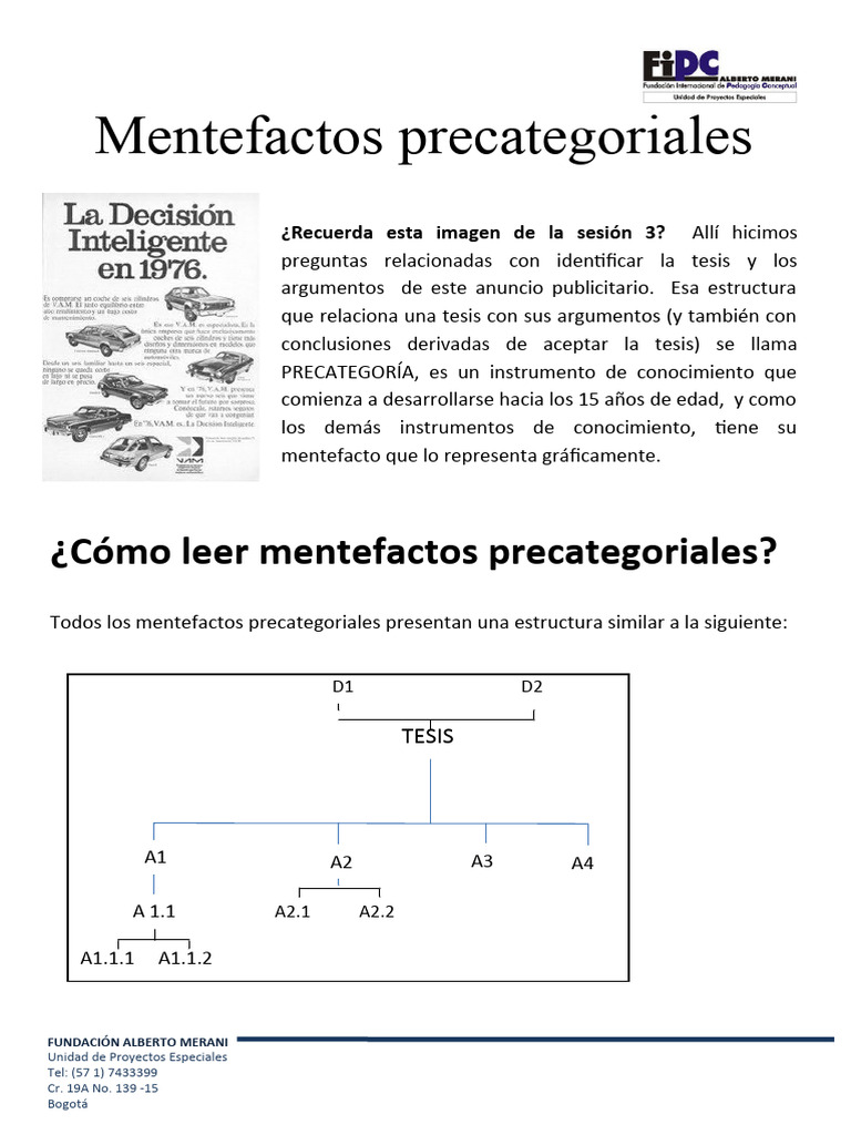 Cómo Leer y Construir Mentefactos | PDF | Falacia | Argumento