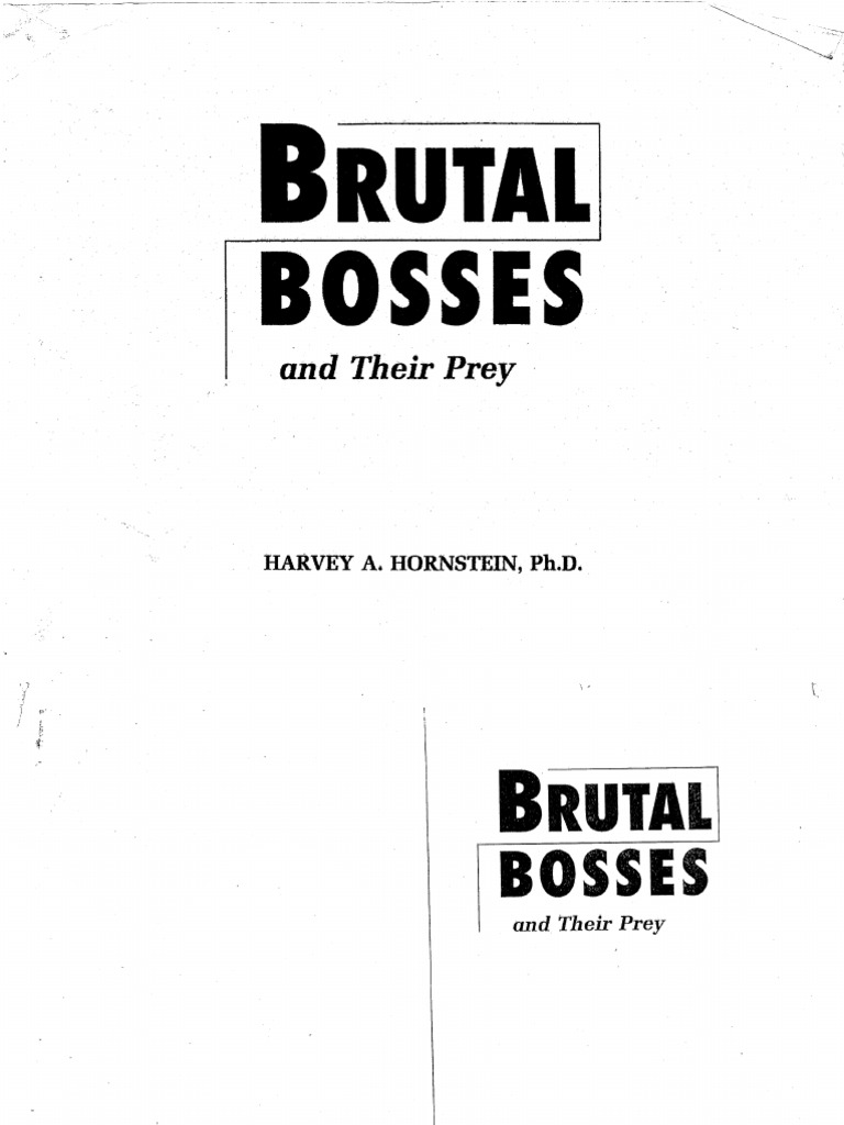 Brutal Bosses | PDF