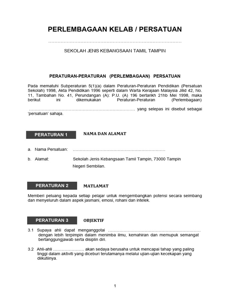 4-Peraturan Perlembagaan | PDF