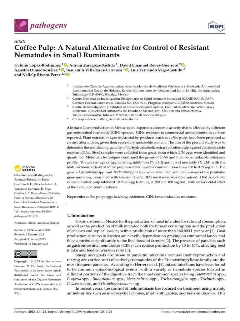 Coffee Pulp A Natural Alterna | PDF | Polymerase Chain Reaction | Biology