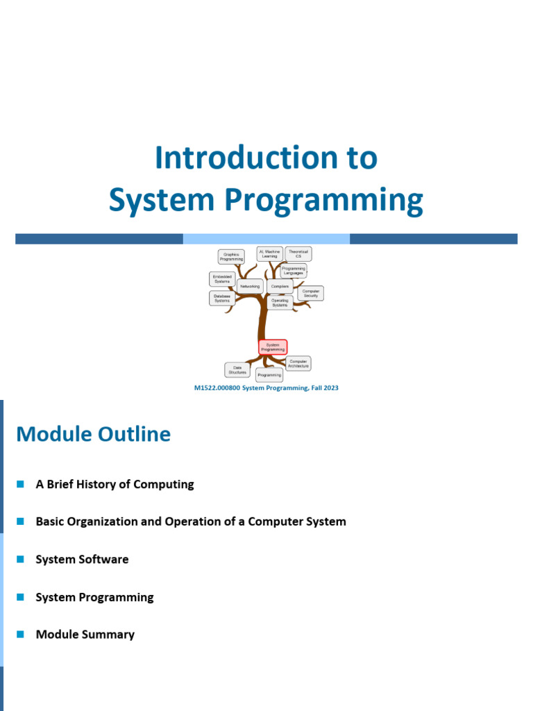 Introduction To System Programming | PDF | Software | Computer Programming