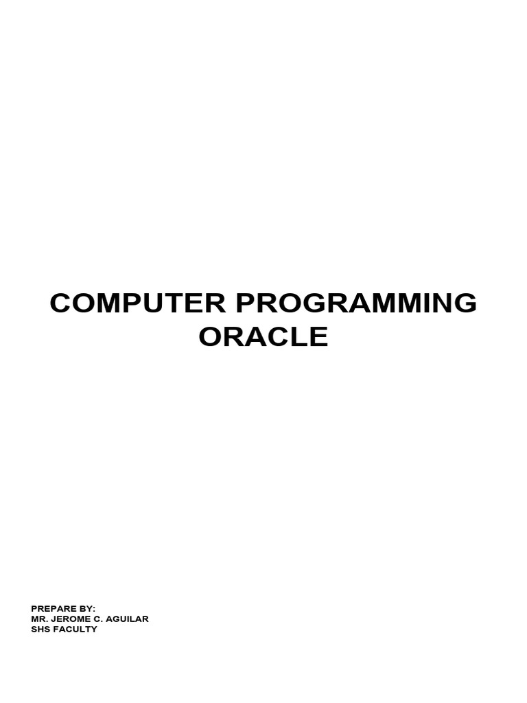 Learning Module | PDF | Table (Database) | Databases
