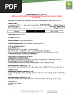 Inseticidas Epingle 100 Bula | PDF | Ferimento | Agricultura