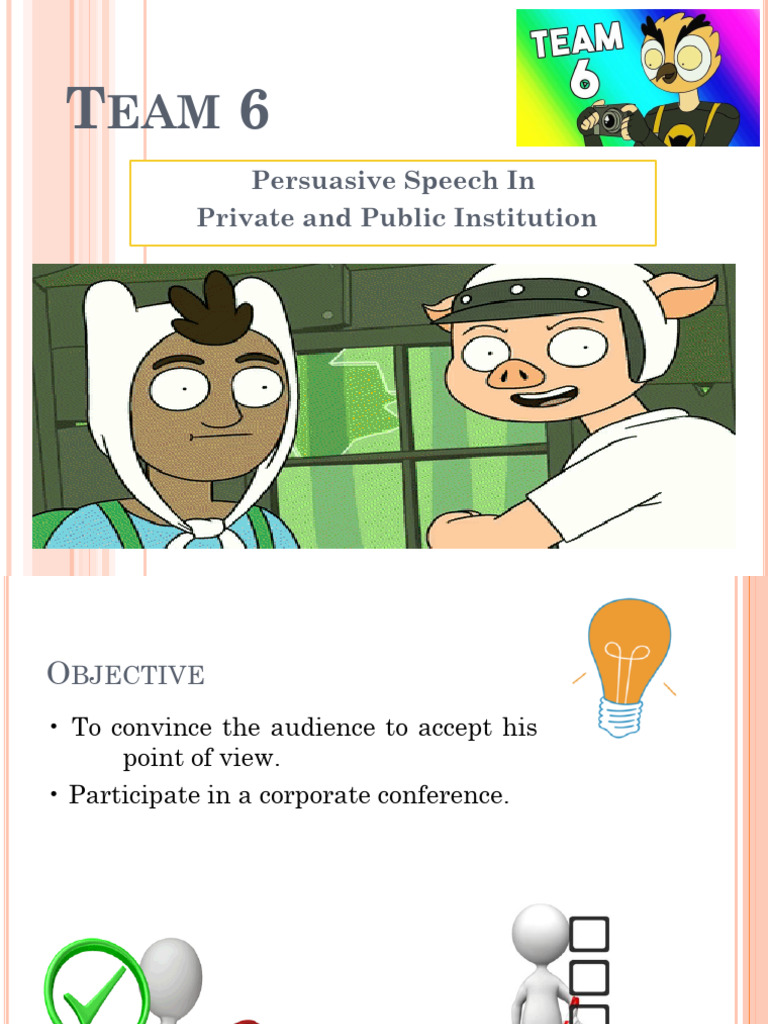 Lesson 8 Persuasive Speech in Private and Public Institution | PDF ...