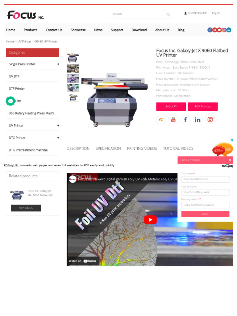 Focusij - Com - Spot Uv Flatbed Printer p00099p1 - HTML | Download Free PDF | Printer (Computing ...