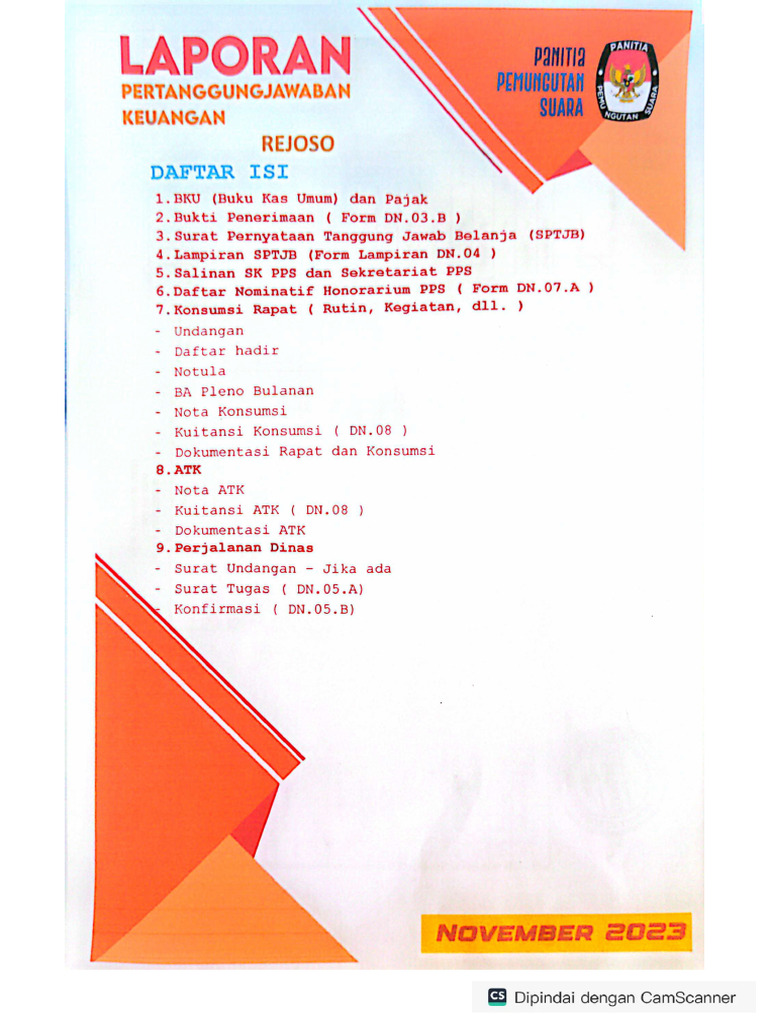 SPJ Rejoso November | PDF