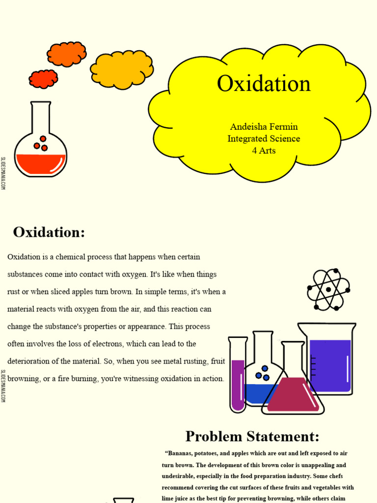 Science Experiment | PDF | Apple | Redox