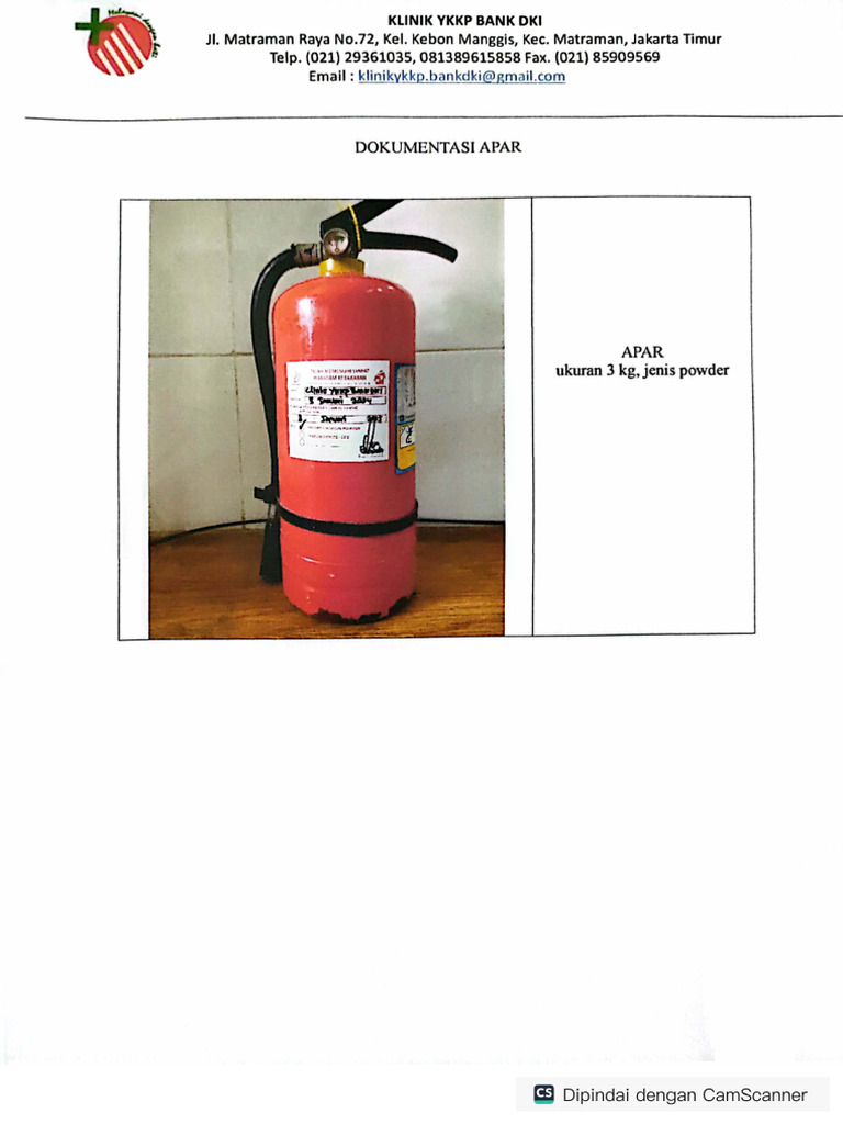 Dokumentasi Apar | PDF