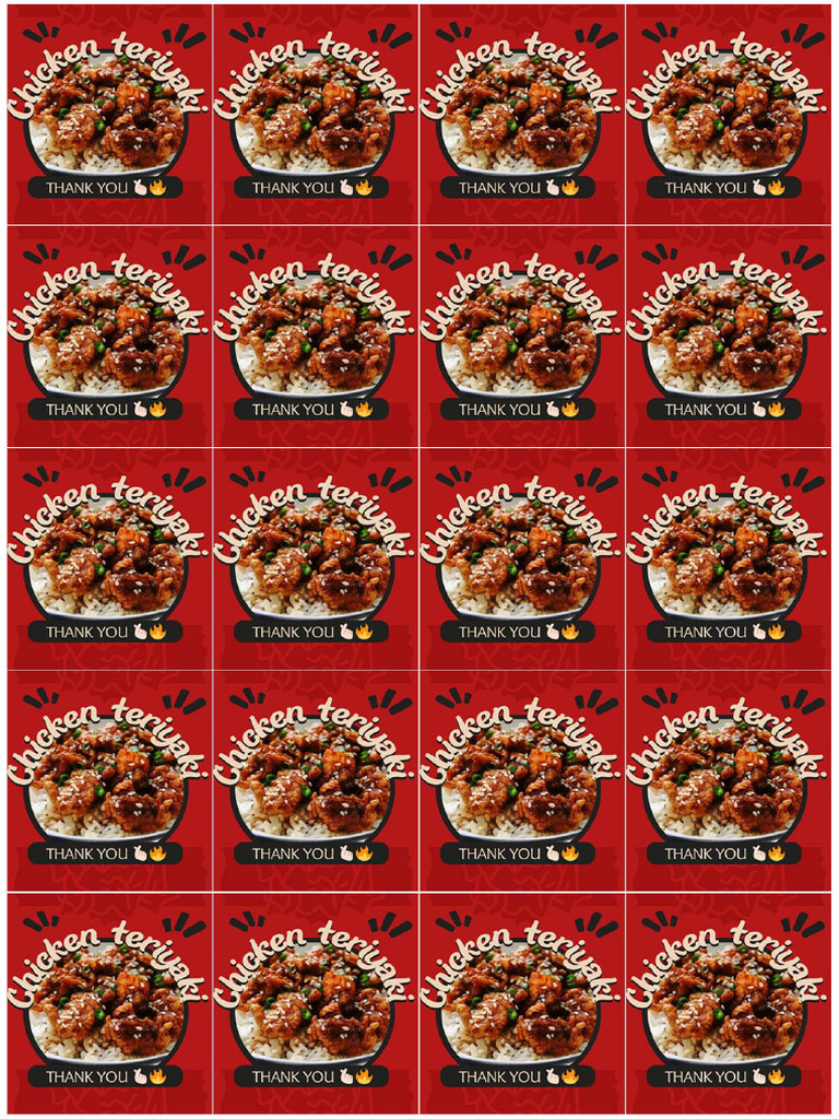 Chiken Teriyaki 2 Lembar | PDF