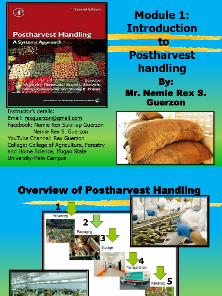 Introduction to Postharvest Handling | PDF | Postharvest | Vegetables