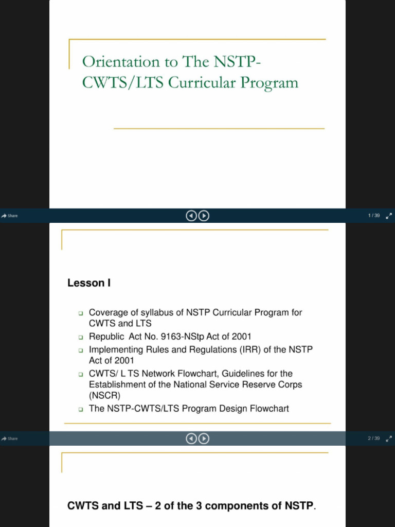 NSTP 2 Day 1 | PDF