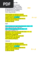 Lirik Lagu Arbab | PDF